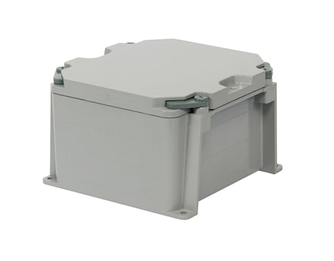 IPEX 277004 Scepter® Junction Box PVC 6 in H x 6 in W x 4 in D, Gray ...