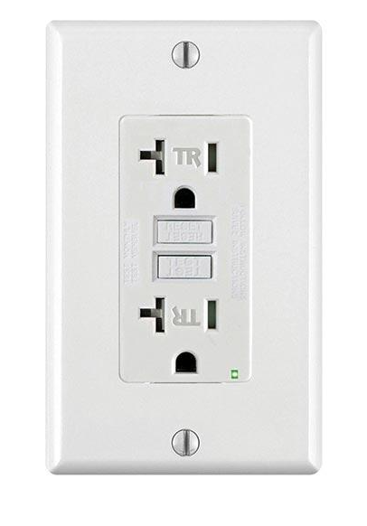 Leviton GFTR2-W 20 Amp Commercial Grade SmartlockPro Tamper Resistant ...
