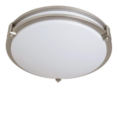 Seasons 14" Saturn Carlisle LED Fixture, Satin Nickel, 27 Watt, 120/27 ...
